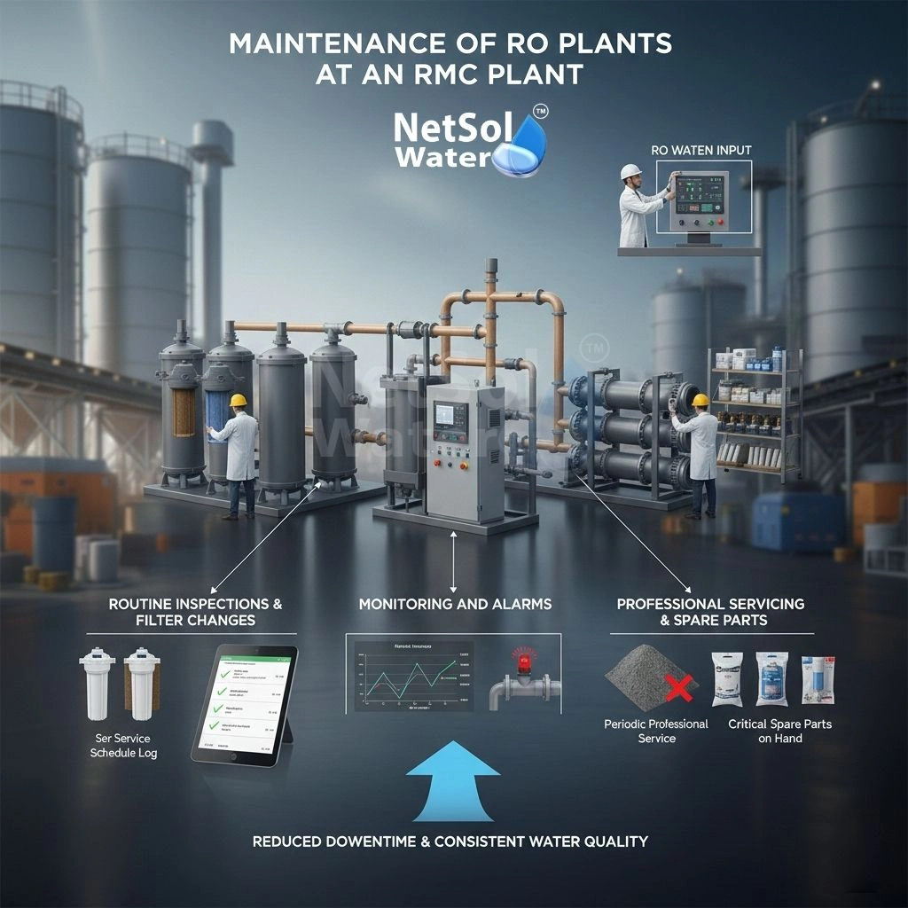 How is RO Water Used in RMC Plant